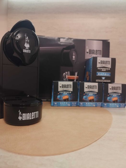 Кафемашина Bialetti Gioia + 64 капсули Espresso Coffee Machine гр ...