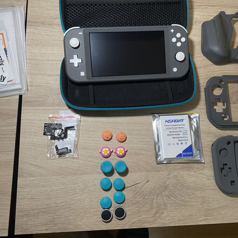 Nintendo Switch lite+ чип за хак+ батерията 4500mah/ нинтендо/ lite гр ...