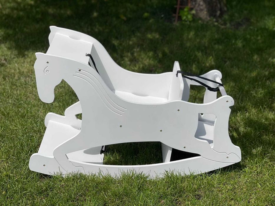 Calut din lemn inteligent pentru copii cu 3 functii , balansoar 3 in 1 ...