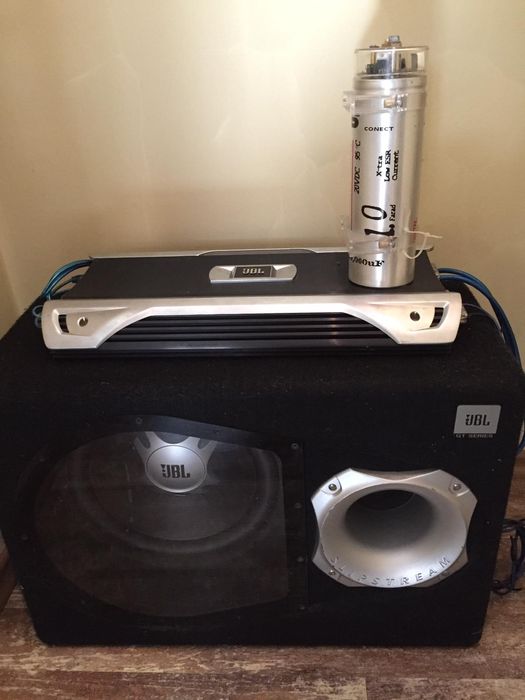 Statie + Subwoofer JBL profesionala 3000 W / boxe / amplificator ...