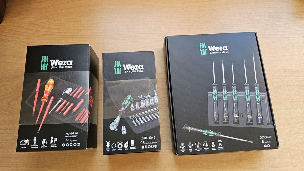 Wera ръчни инструменти, малка тресчотка, финни отвертки гр. София Студентски град • OLX.bg
