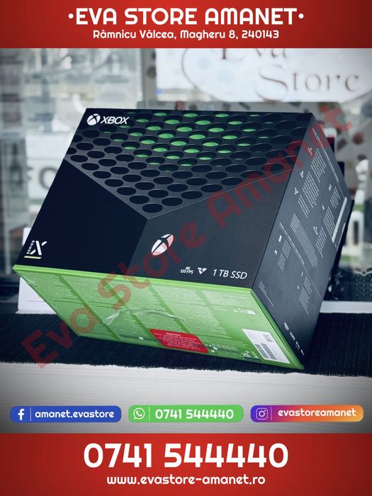 Consola Gaming Microsoft xBox Series X 1TB SSD 16GB RAM 4K Dolby Atmos ...