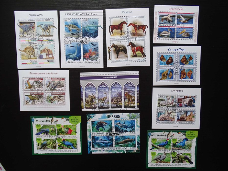50 colite stampilate , timbre tematice Fauna/Animale (Lot 3016 ...