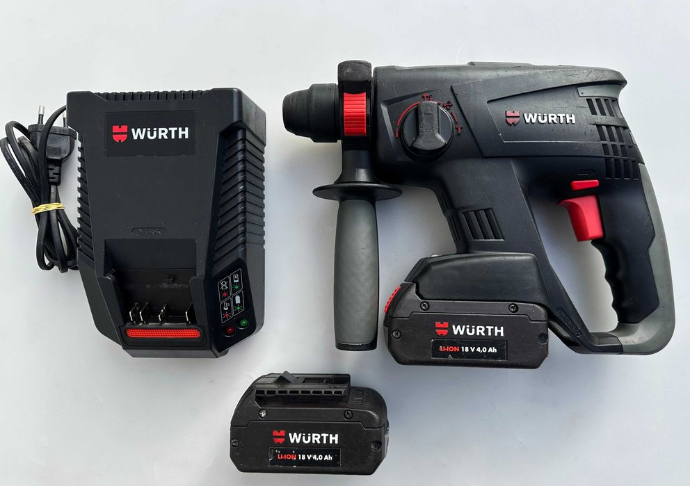 Wurth H 18-MA Compact - Безчетков перфоратор 2x18V 4.0Ah гр. Шумен ...
