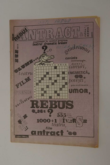 Lot 8 reviste rebus vechi integrame Domino,Rebus, Flacara-necompletate ...