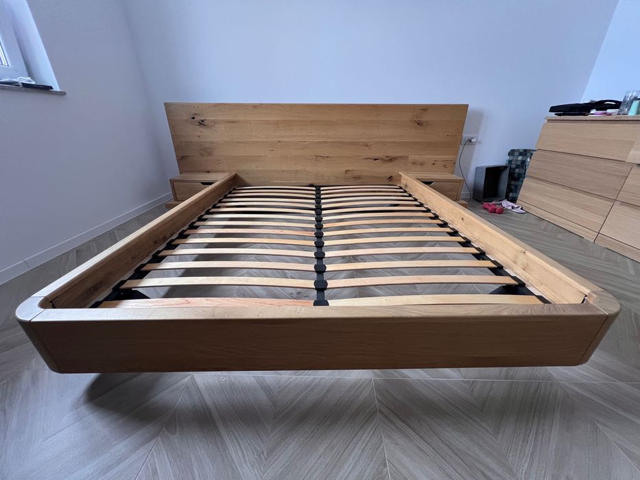 Pat din lemn masiv Brasov • OLX.ro