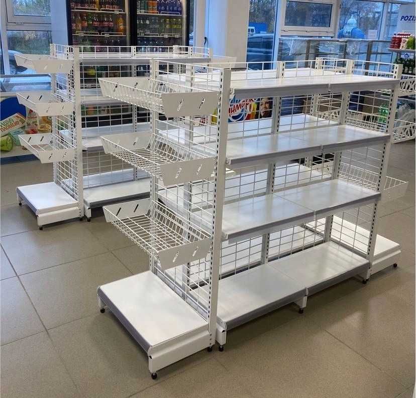 Стеллаж металлический сборный, полка стеллаж, полка металлическая alts ...