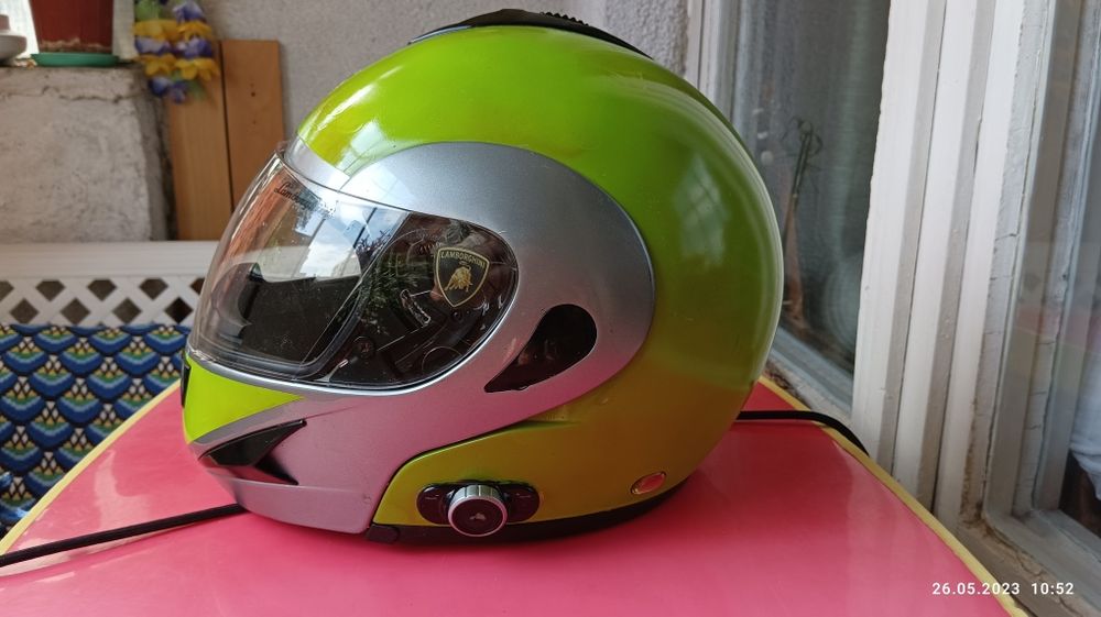 Каска модуларна шлем ХЛ размер бутлут Bluetooth intercom inter com гр. Ямбол Златен рог • OLX.bg