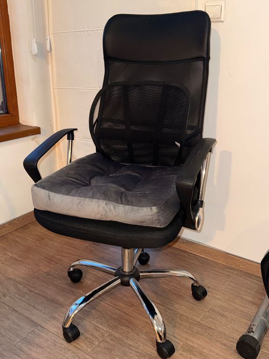 Office Chair with seat pillow and lumbar support гр. София Красно село ...