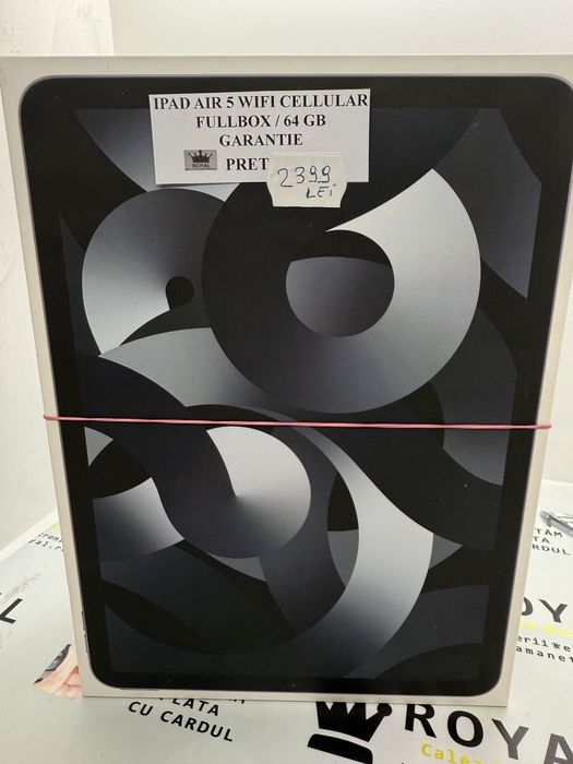 Amanet Royal : Ipad AIR 5 Wifi Cellular / Fullbox / Ca Noua / Garantie ...