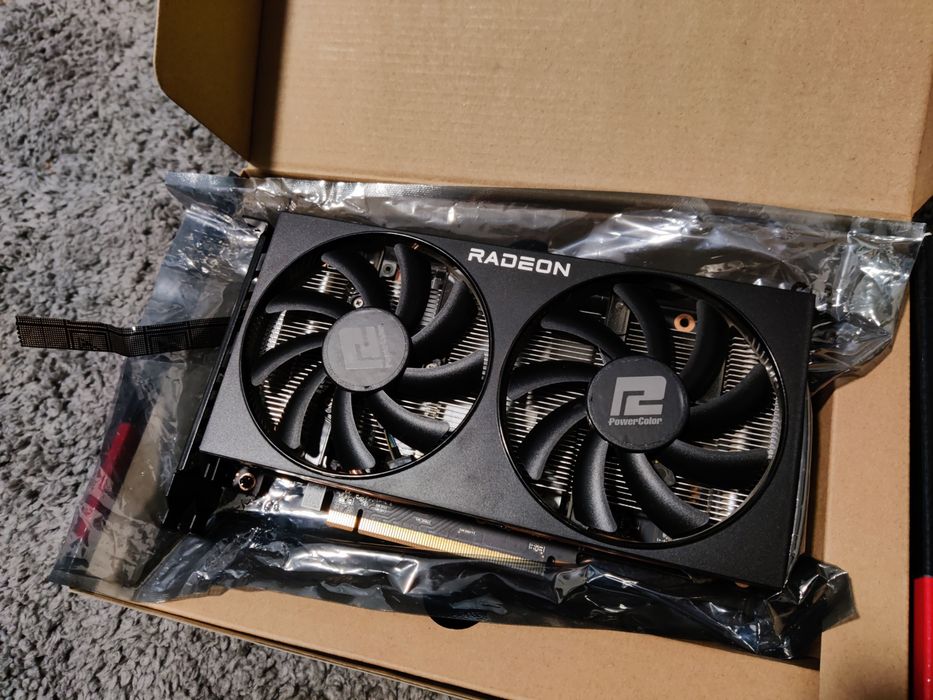 Placa video Powercolor Radeon™ RX 6600 Fighter, 8GB GDDR6, 128-bit ...