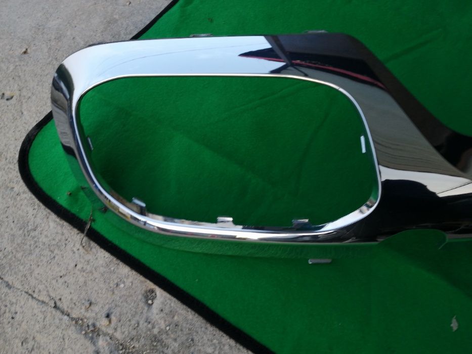 Хром част дифузер задна броня AMG Mercedes W167 GLE след 2016 година ...