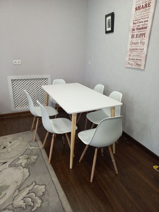 Стол 150/80 loft Fitz Eames mebel stol ikea stul: 1 200 000 сум - Мебель для гостиной Ташкент на Olx