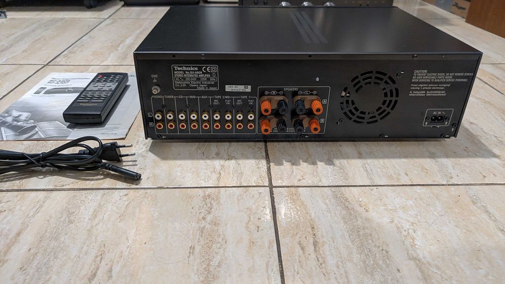 Amplificator Technics SU-A808 MOS-FET Class AA cu test video! Bucuresti ...