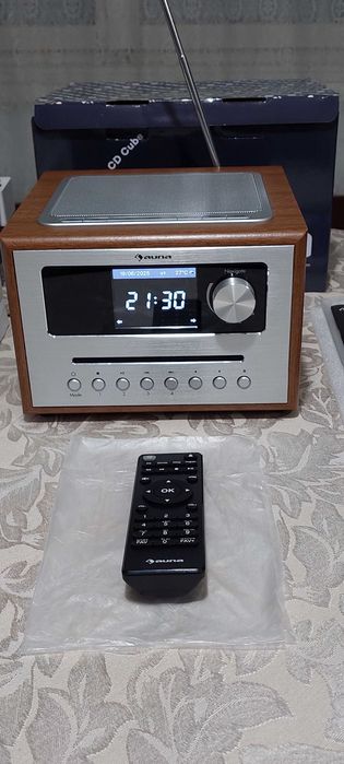 Auna Silver Star CD Cube.Интернет радио.FM,DAB,AUX,CD,Bluetooth. гр. Сливен Българка • OLX.bg