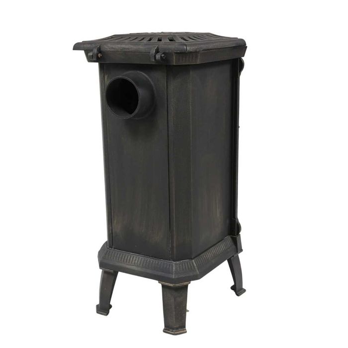 Soba fonta pe lemne, tip semineu, cu plita de gatit, Verdo Patyne ...