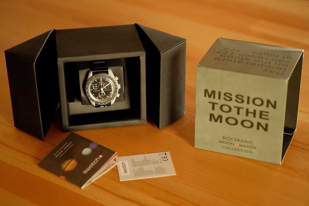 Omega x Swatch MoonSwatch REP - Mission to the Moon Bran • OLX.ro