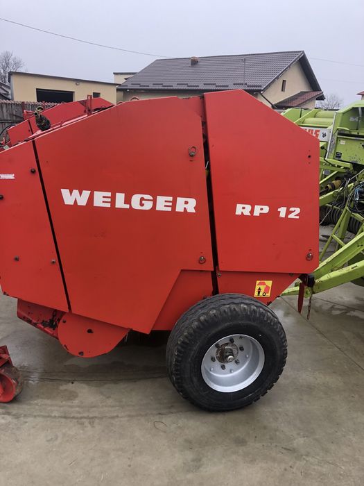 Balotiera,Presa baloti welger RP 12 baloti rotunzi 120/120 Lunguletu ...