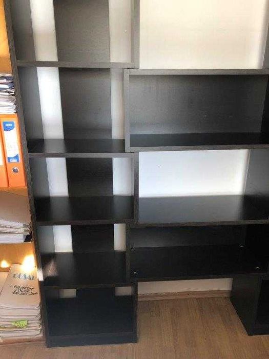 Biblioteca living extensibila / rafturi modulare - 4 module - PAL 22mm ...