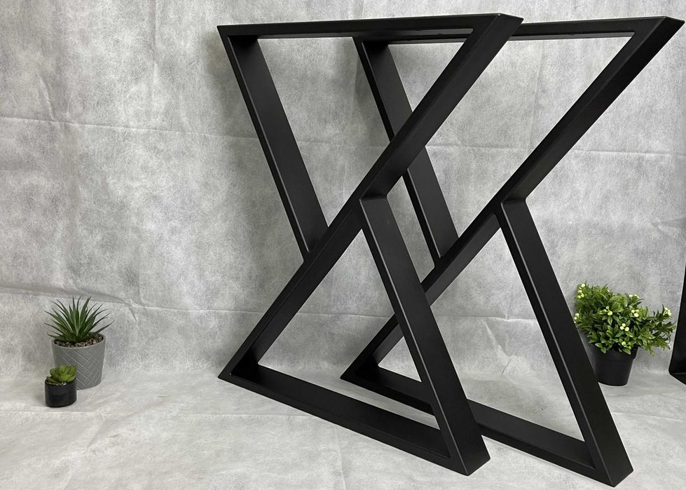 Picioare metalice Model Z (masa dining, living bucatarie terasa cafea ...