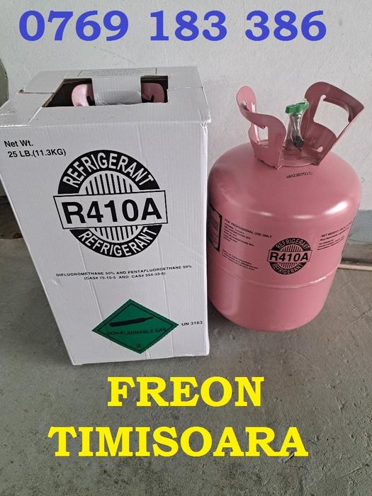 Freon r410a r407c 11 3 kg net butelie inclusa Timisoara • OLX.ro