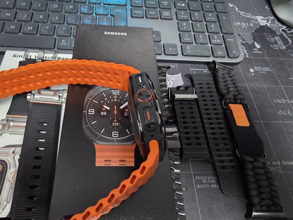 Samsung Galaxy Watch Ultra, 47mm, LTE, Titanium Gray Preajba • OLX.ro