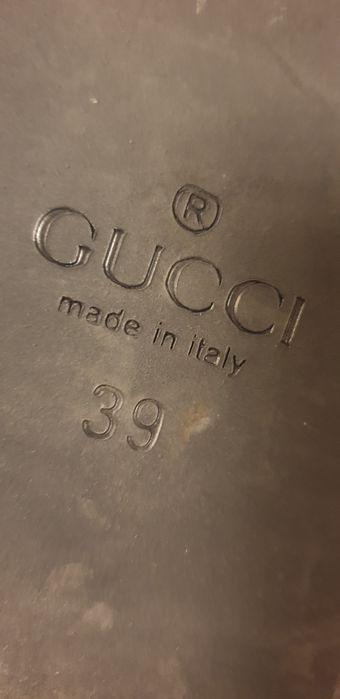 Papuci Gucci piele naturala 100%, originali, noi, 39 Ghermanesti • OLX.ro