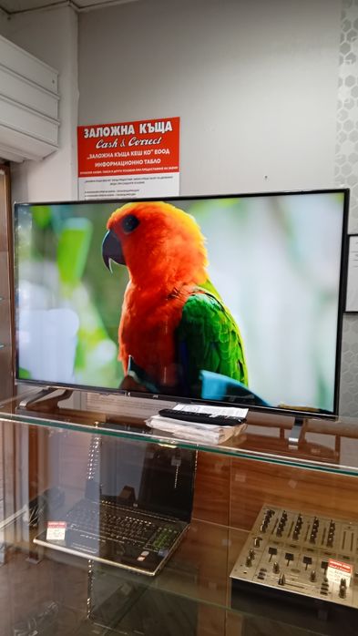 Смарт телевизор JVC 43 инча QLED.Нов с гаранция.Цена 450 лв. гр. Русе Център • OLX.bg