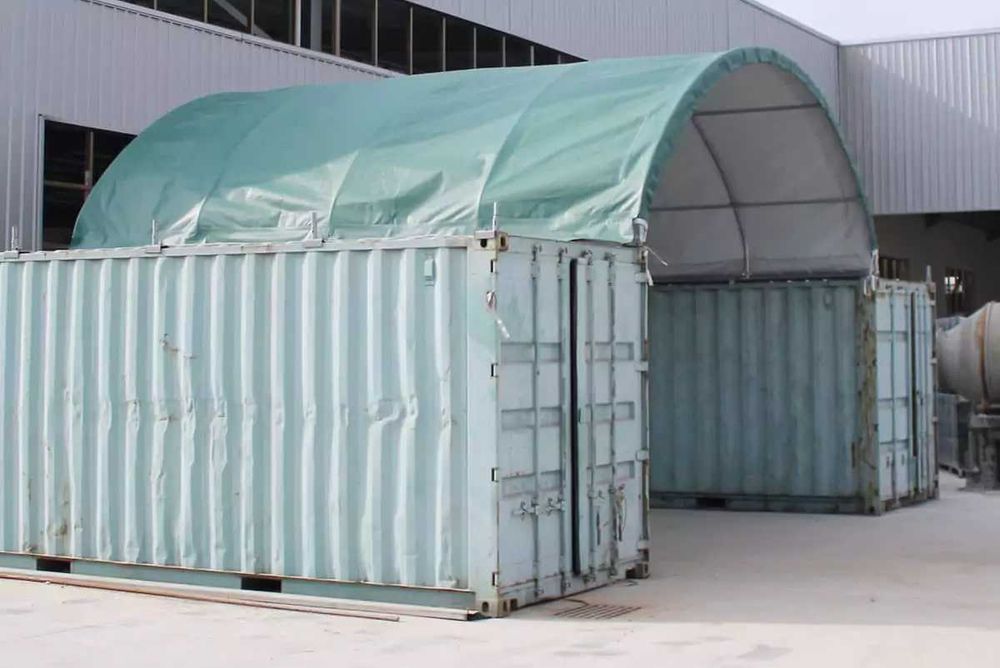 Acoperișuri Container in gri 720g/m² PVC IGNIFUG Baneasa • OLX.ro