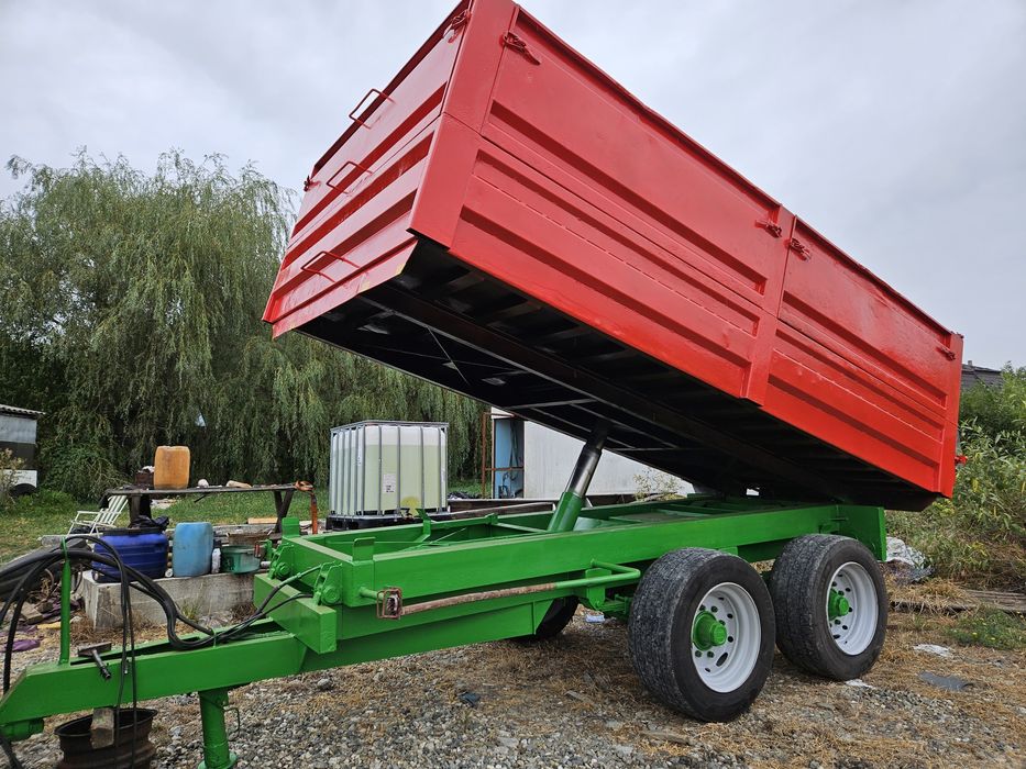 Remorca basculabila agricola 10 tone tandem Bistrita • OLX.ro