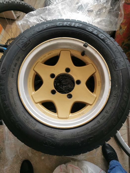 Roți (jante + anvelope M+S) Japoneze Mici (Jimny, Terios, Vitara etc ...