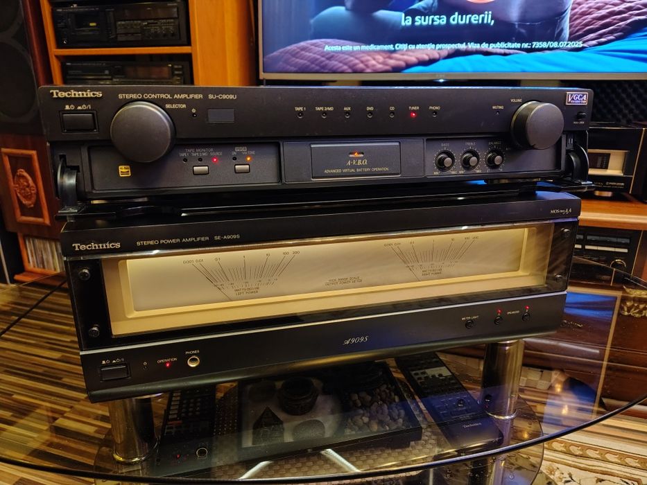 Technics SU c 909 + SU a 909 pre+power + telecomanda Craiova • OLX.ro