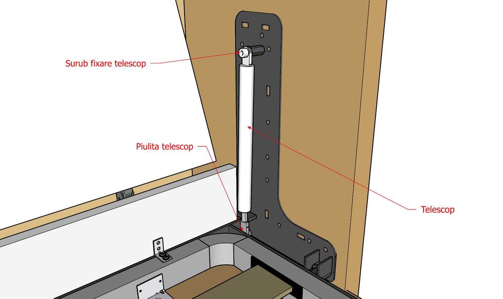 Mecanism Sistem Pat Rabatabil orizontal si vertical Targu-Mures • OLX.ro