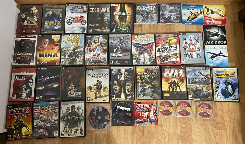 Vand jocuri vechi de PC Rosiori de Vede • OLX.ro