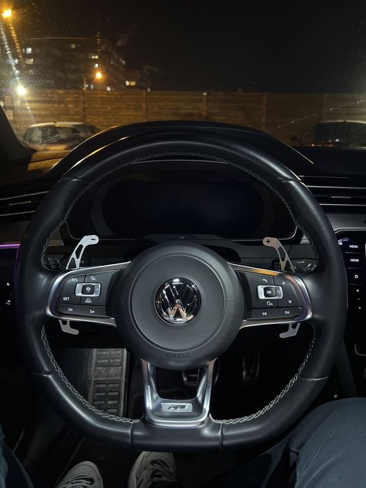 Set 2 Padele Volan pentru Volkswagen VW Golf 7 GTI GTD GTE R Scirocco ...