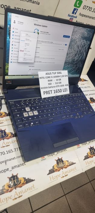 Hope Amanet P6 Laptop Asus TUF Gaming #162776 Bucuresti Sectorul 4 • OLX.ro