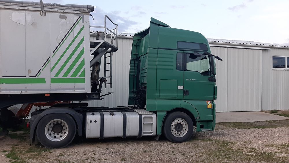 Ansamblu cereale Man TGX si bena STAS 60 mc Pitesti • OLX.ro