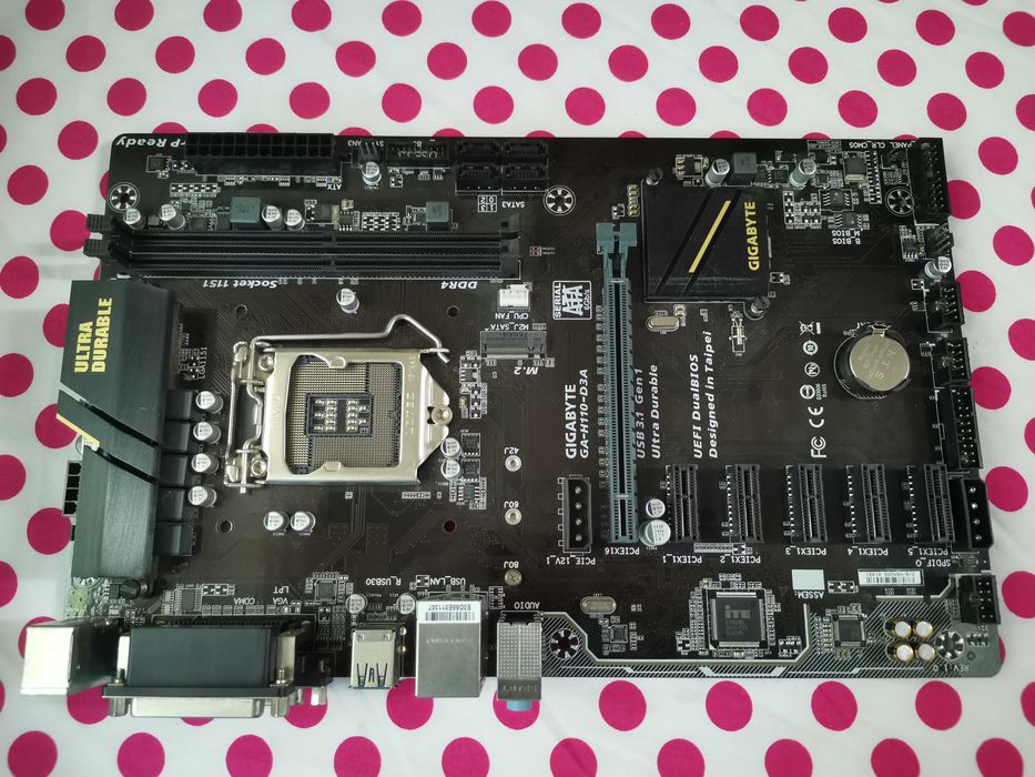 Placa de baza Gigabyte H110-D3A socket 1151. Bucuresti Sectorul 4 • OLX.ro