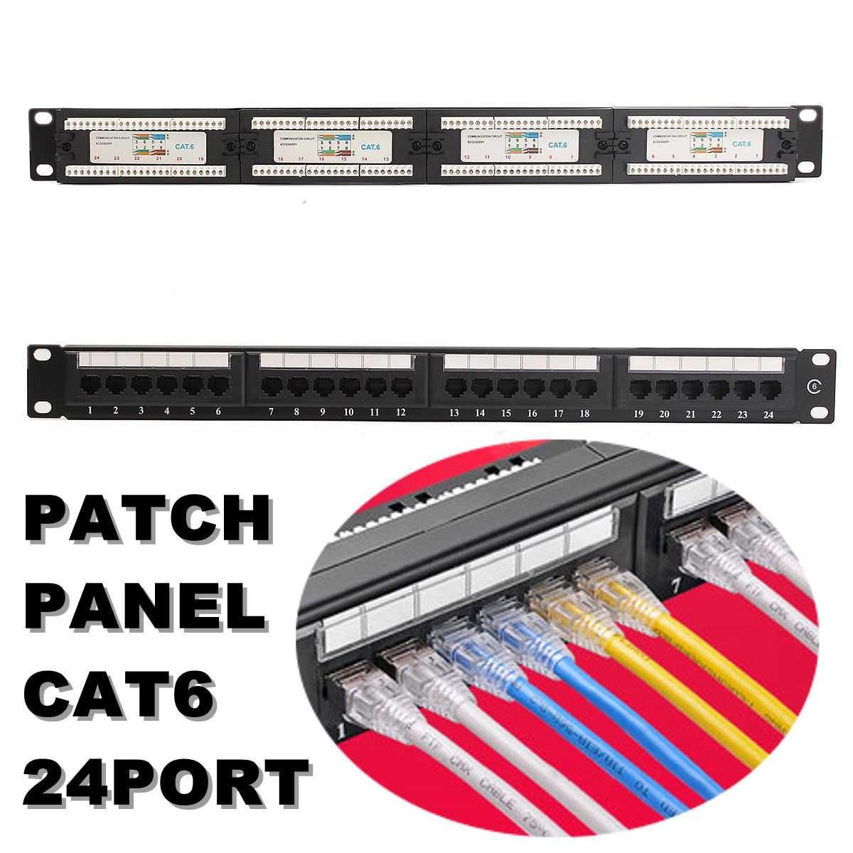 Патч панель Patch Panel 24 Port Utp Cat 6 285 000 сум Периферийные