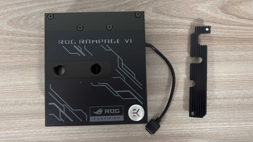 Waterblock EK-FB ASUS ROG R6E RGB Monoblock - Acetal+Nickel Otopeni • OLX.ro