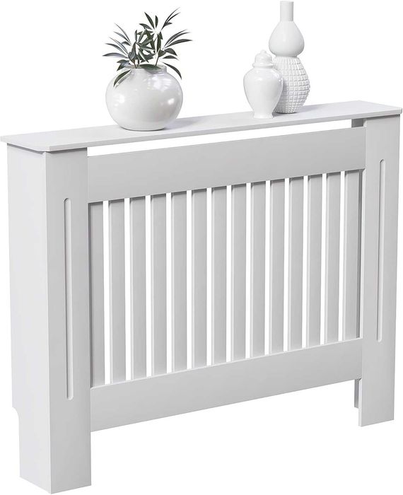 Masca capac calorifer radiator alb lucios cu raft S, M, L, XL Bucuresti ...