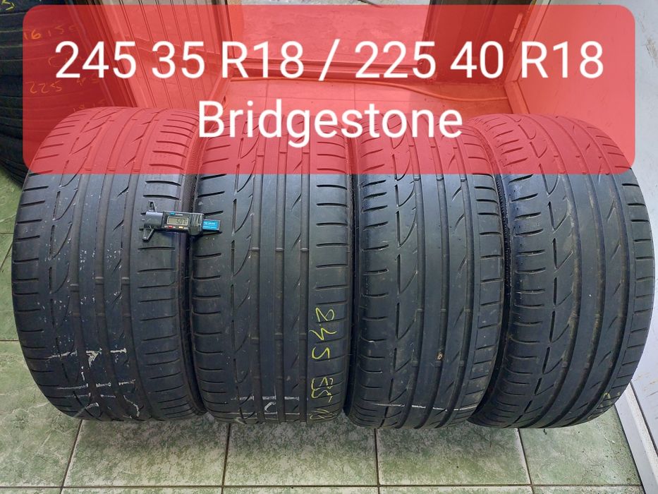 Set anvelope 245/35 R18 cu 225/40 R18 Bridgestone runflat Craiova • OLX.ro