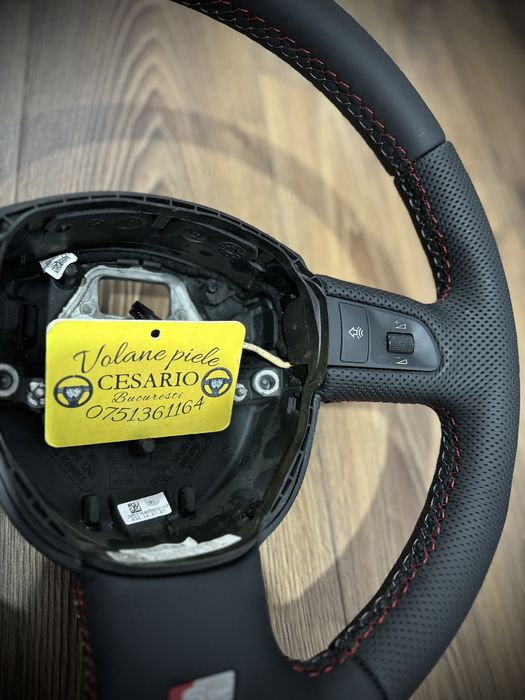 Volan piele nappa naturala Audi S-Line A3,A4,A5,A6,A8,Q5,Q7 (2004-2012 ...