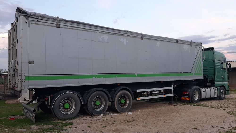 Ansamblu cereale Man TGX si bena STAS 60 mc Pitesti • OLX.ro