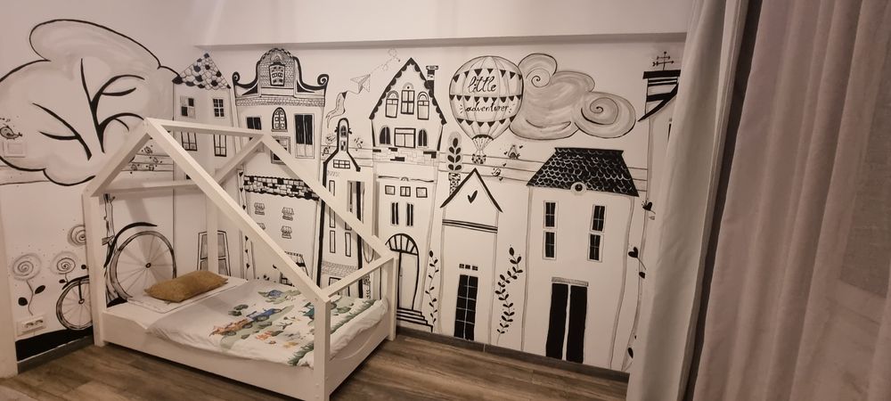 Pat copil Montessori casuta 160x80 Bucuresti Sectorul 4 • OLX.ro