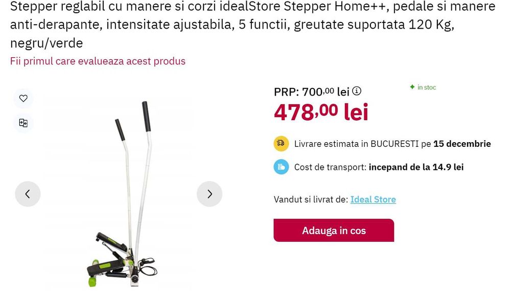 Stepper cu manere si corzi - livrez in Bucuresti Bucuresti Sectorul 5 ...