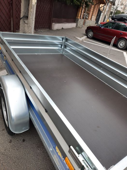 Remorca auto 750 kg inmatricula,cu sau fara prelata si cadru. Sahateni • OLX.ro