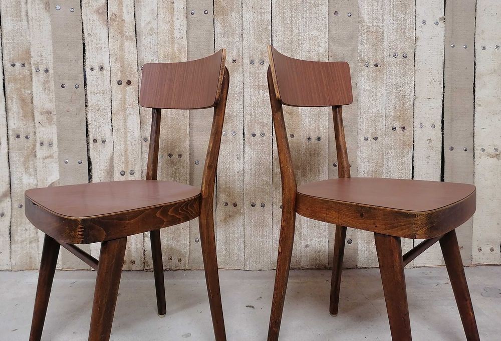 Scaune vechi din lemn stil Mid Century, Italia Gradistea • OLX.ro
