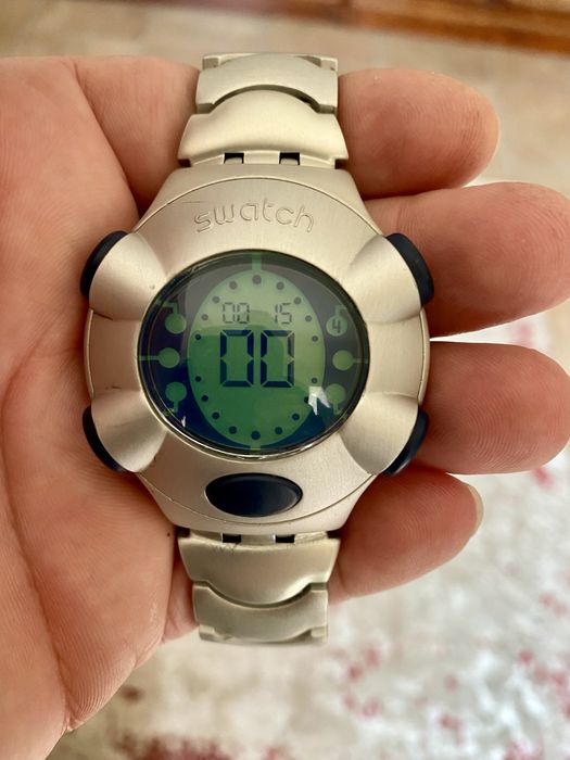 Ceas mare Swatch Beat Aluminium model YQS 1000 Floating Zalau • OLX.ro