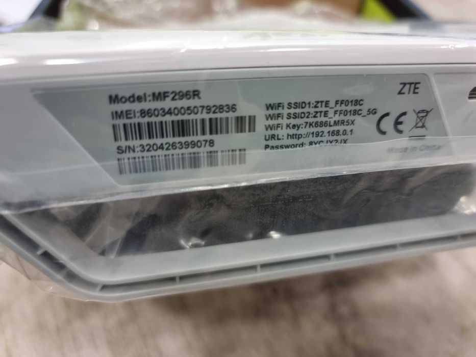 Zte Mf Рутер ZTE MF296R 4G wi-fi рутер. Cat6 300Mbps гр. Варна Център ...
